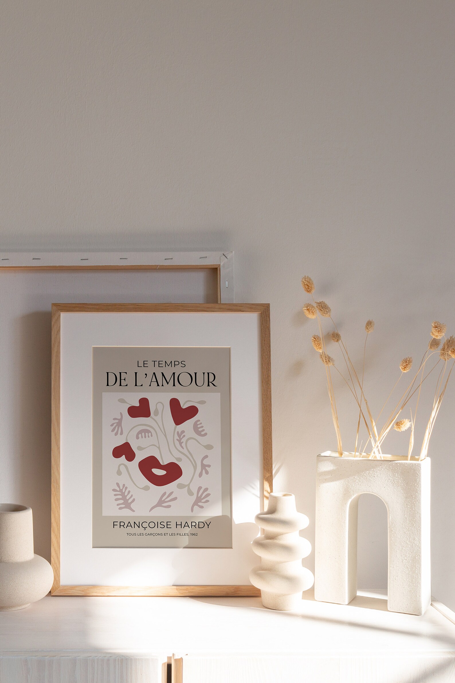 Vintage Music Poster French Wall Art Red Wall Decor Retro | Etsy