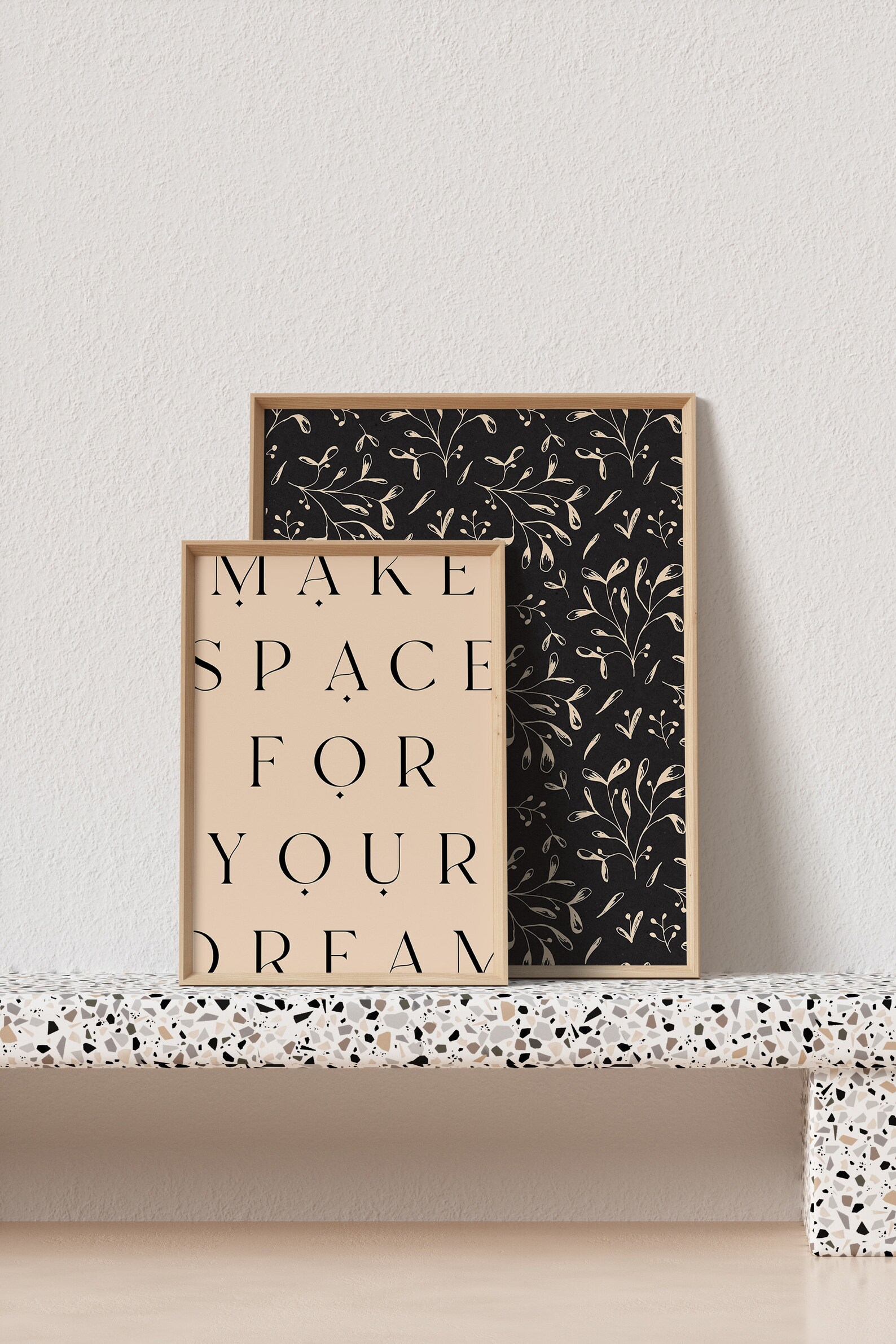 Motivational Poster Boho Typography Print: Boho Home Office | Etsy