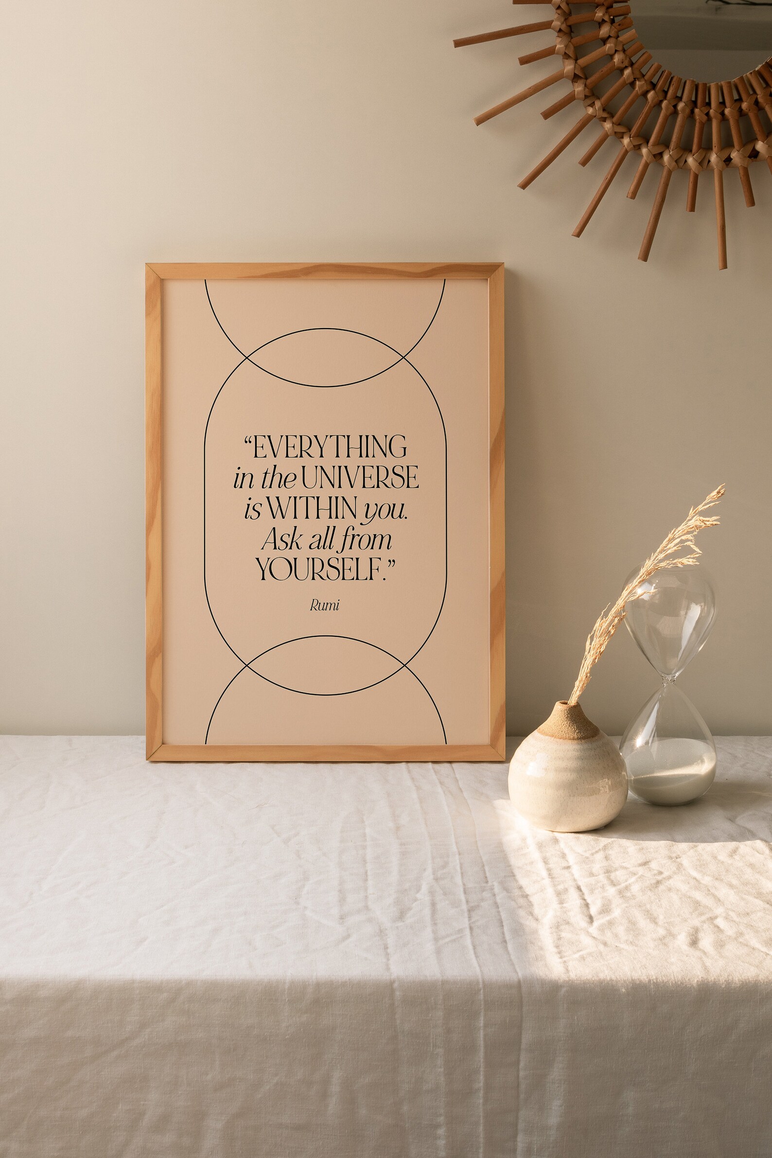 Poster Intuition Quote Rumi Poem Printable Spiritual - Etsy