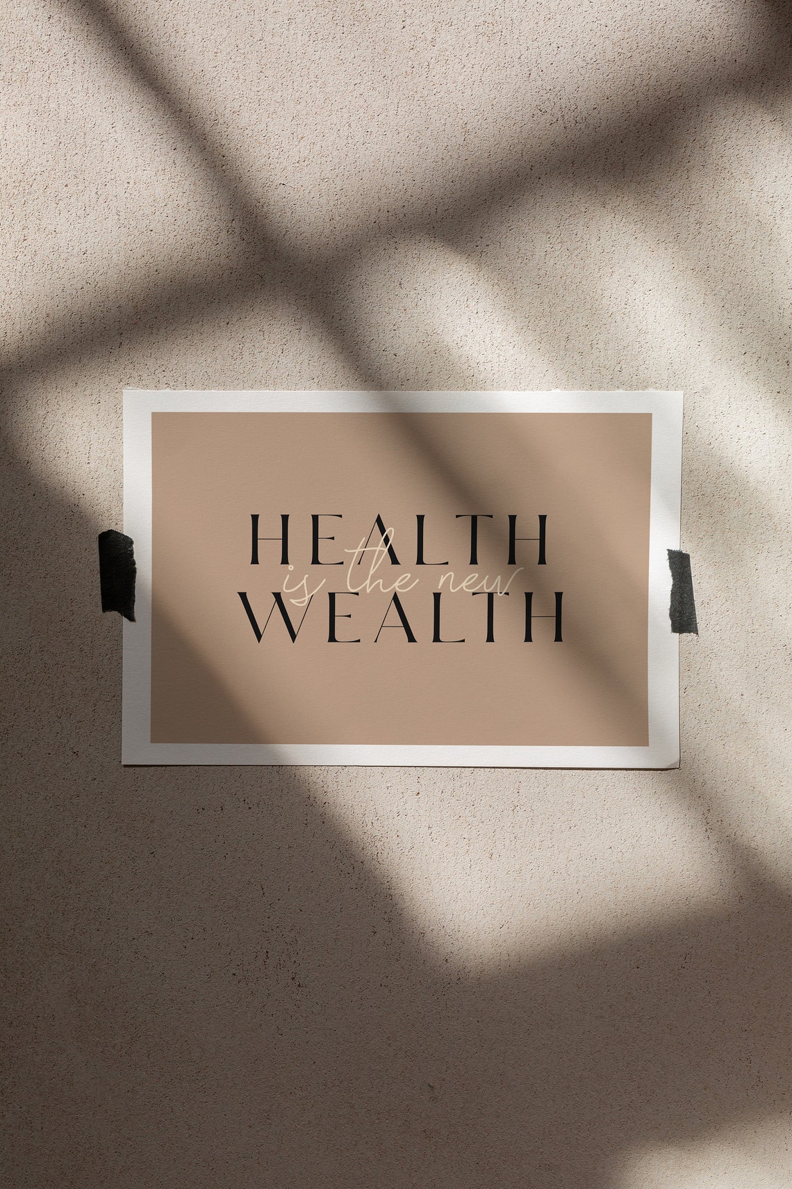 Gift for Doctor's Office Decor Wellness Poster Quote | Etsy