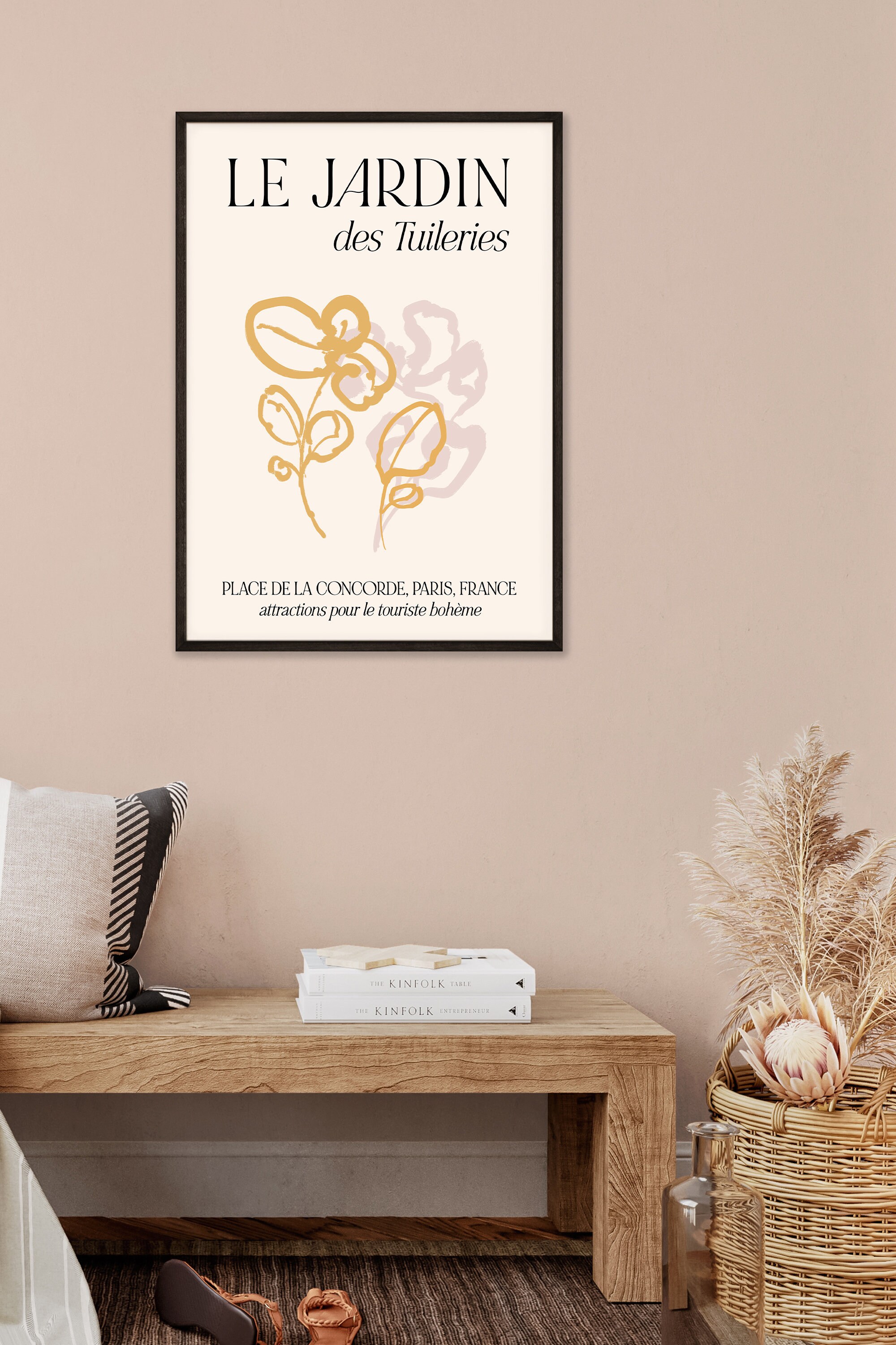 French Wall Art Paris Print Vintage Flowers Printable | Etsy