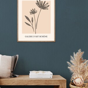 Les Fleurs Print Exhibition Poster Flowers French Botanical | Etsy