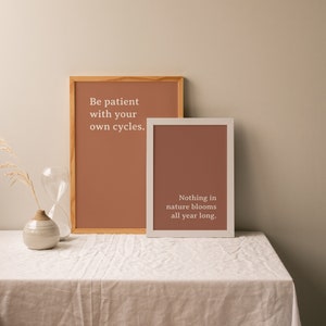 Boho Posters Set of 3 Prints, Digital Printable Bohemian Typography ...