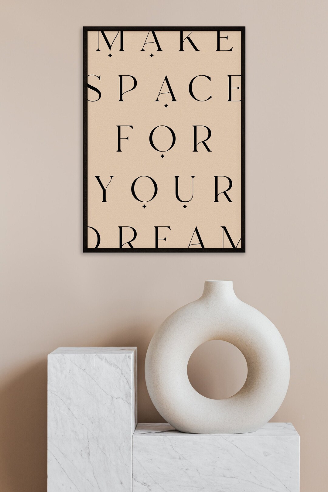 Motivational Poster Boho Typography Print: Boho Home Office - Etsy