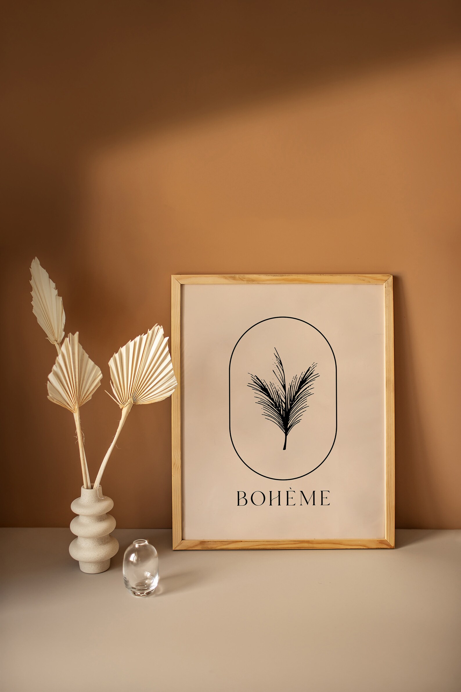Bohème Poster, Beige Boho Chic Print, Ausstellungsposter, Neutrale Boho ...