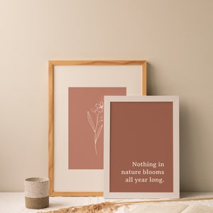 Boho Posters Set of 3 Prints, Digital Printable Bohemian Typography ...