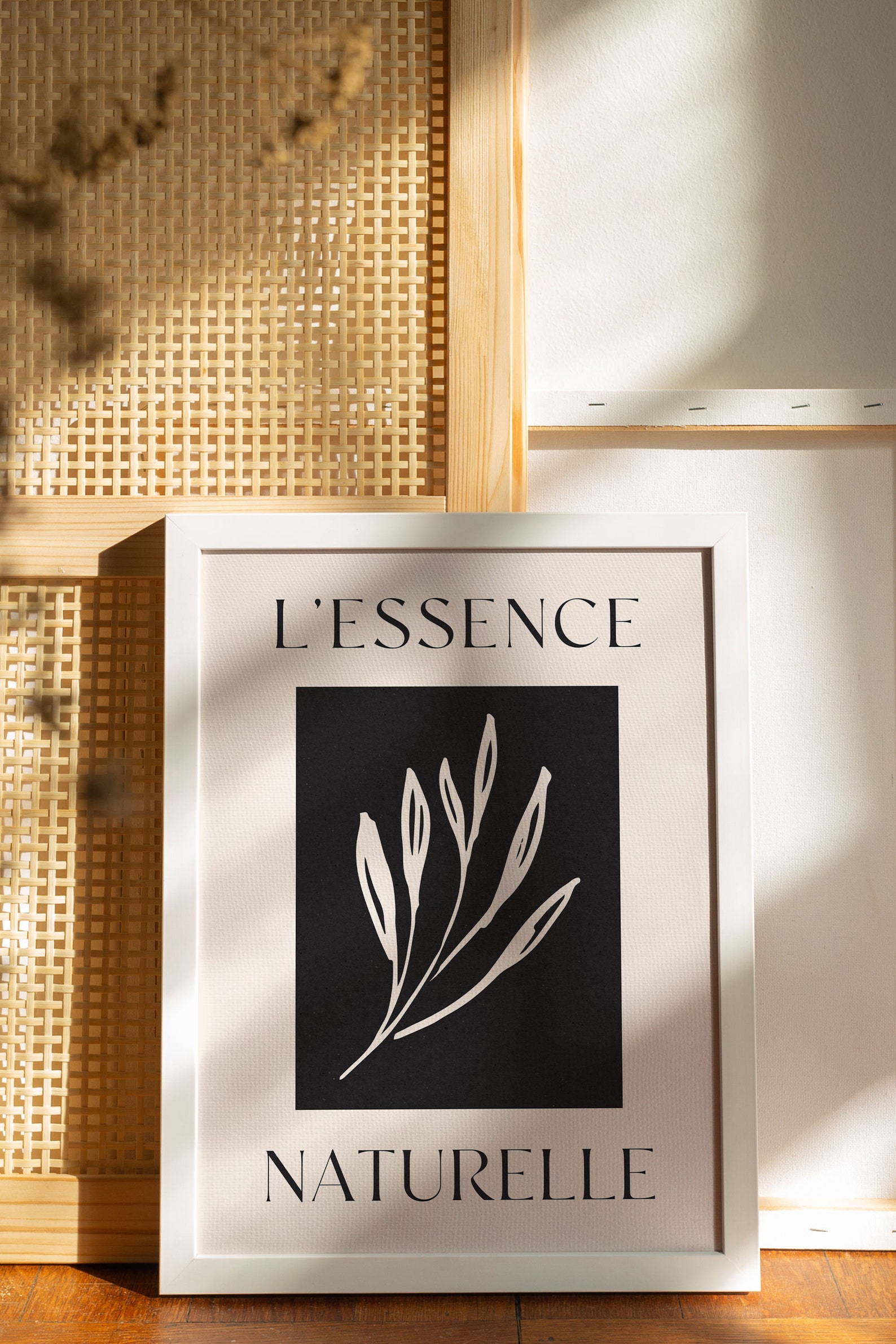 Boho Poster Black Botanical Print Exhibition French - Etsy