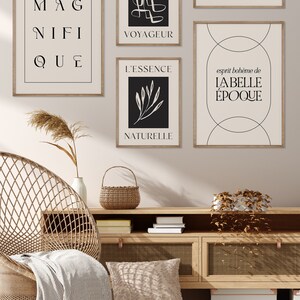 Wonderful Typography Print, Magnifique Poster, French Words Wall Art ...