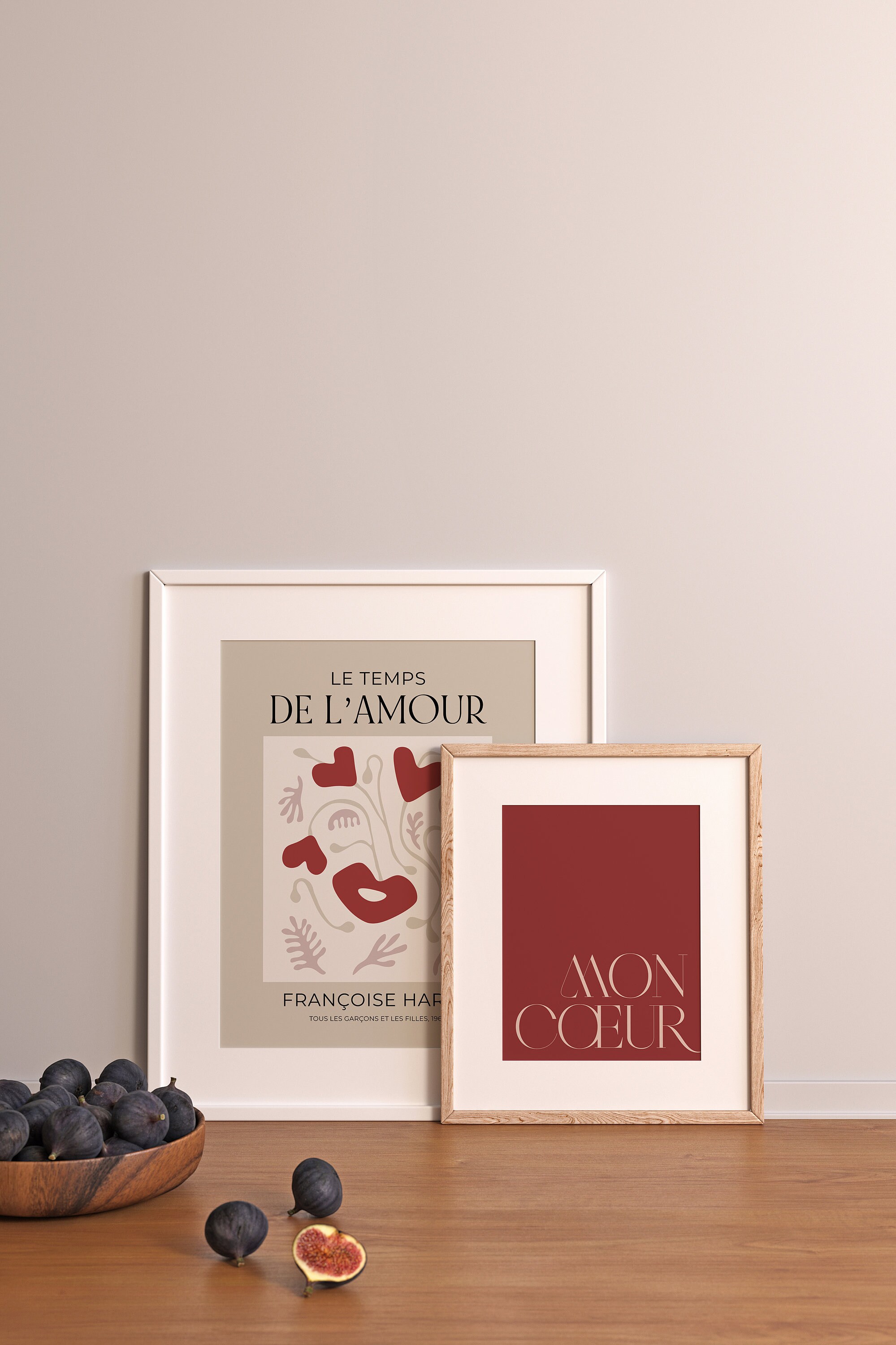 Printable Valentine's Day Decor Vintage French Poster Red | Etsy