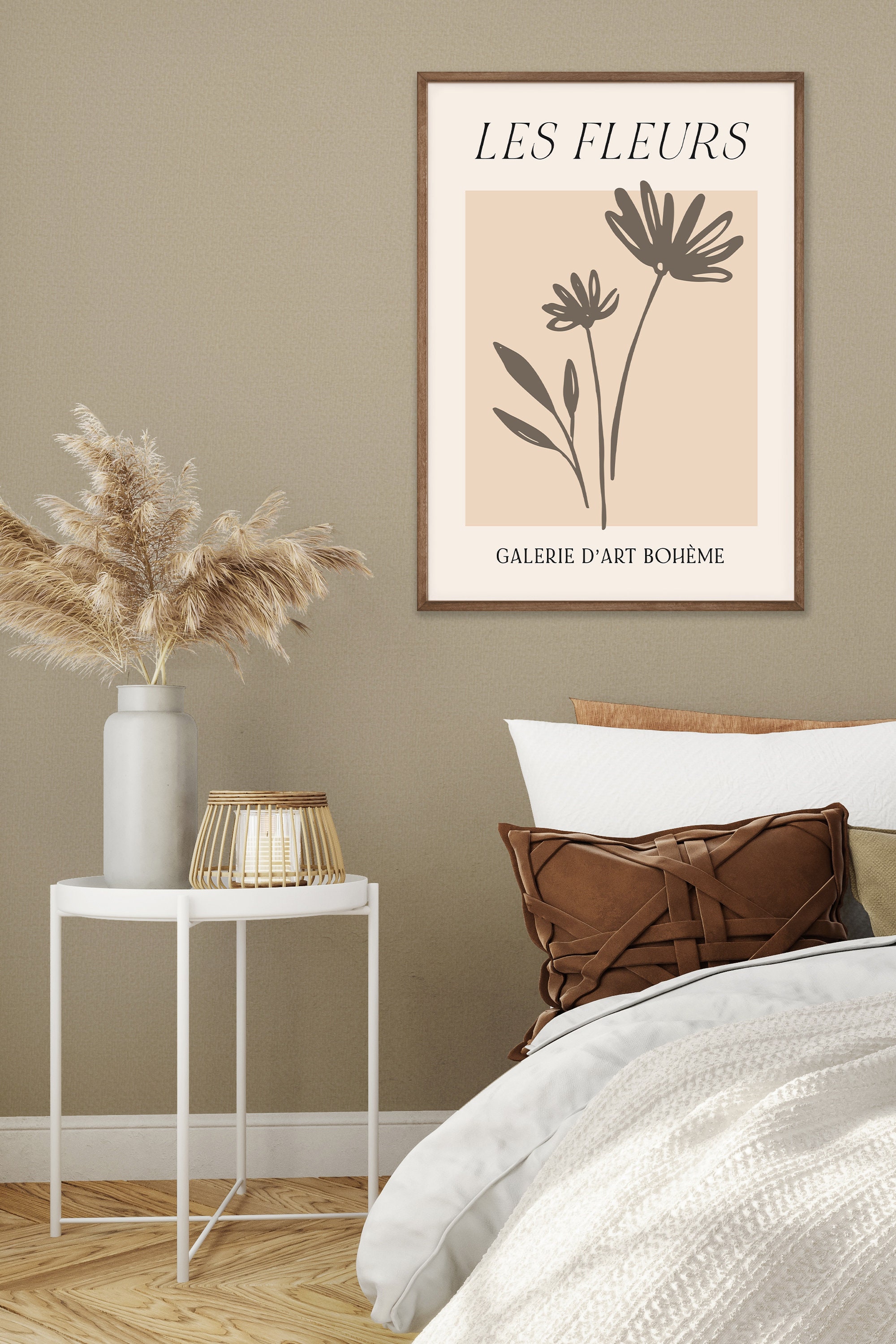 Les Fleurs Print Exhibition Poster Flowers French Botanical - Etsy