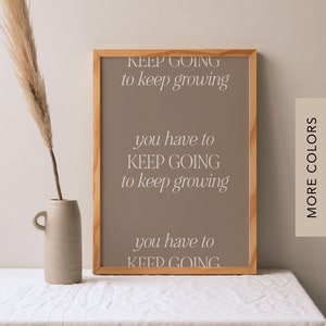 Motivational Office Wall Art Printable, Modern Typography Poster ...