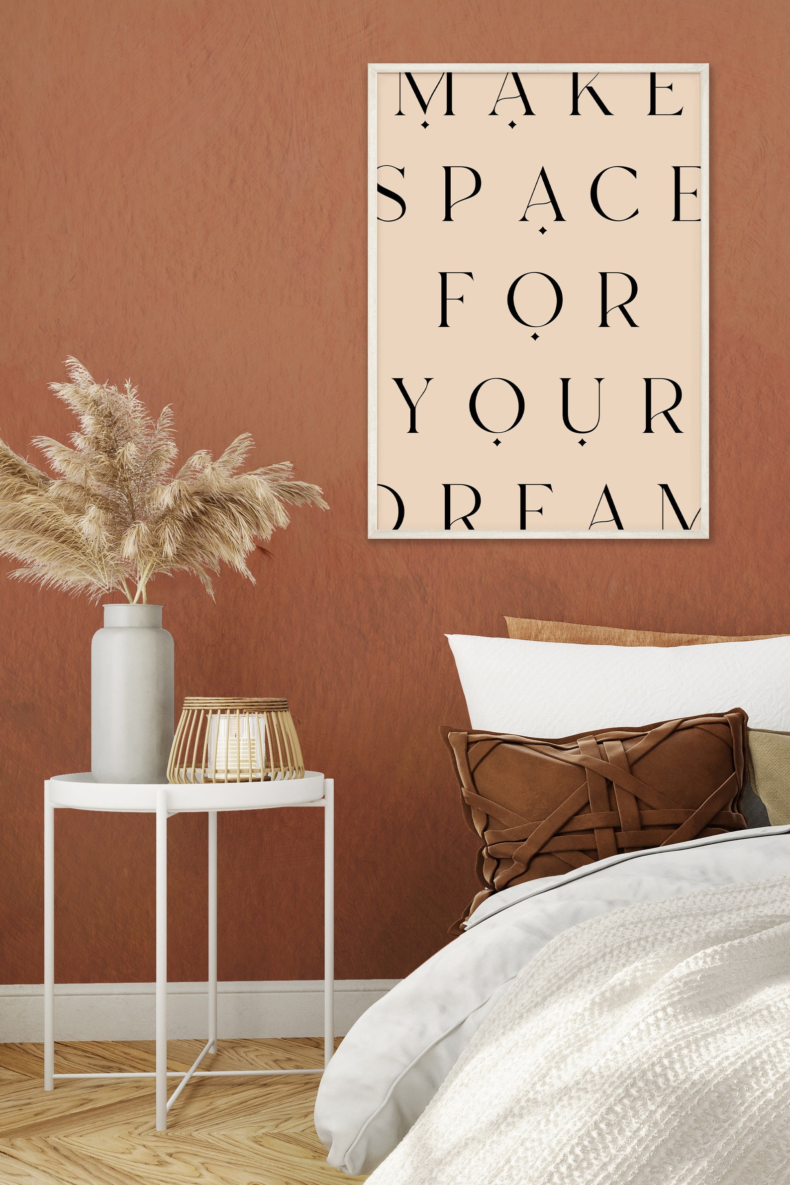 Motivational Poster Boho Typography Print: Boho Home Office - Etsy