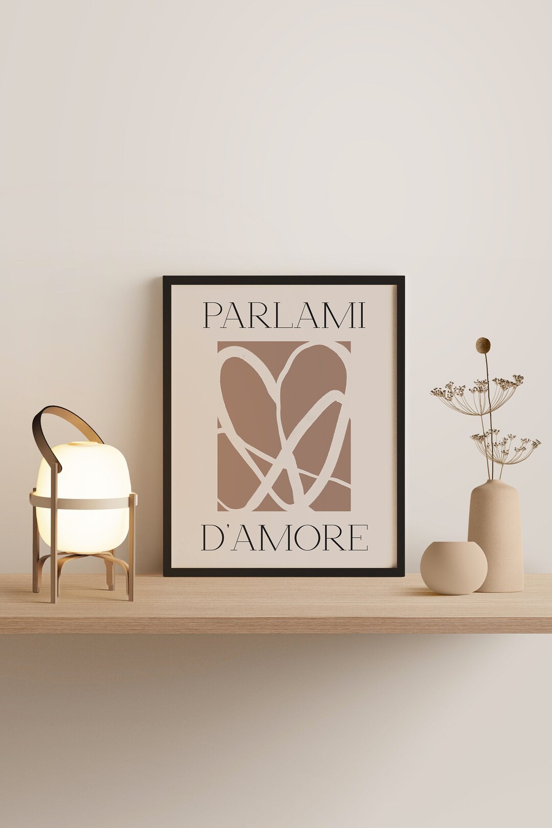 Exhibition Poster, Parlami D'amore Print, Italian Wall Art, Romantic ...