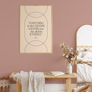 Poster Intuition Quote, Rumi Poem Printable, Spiritual Inspirational ...