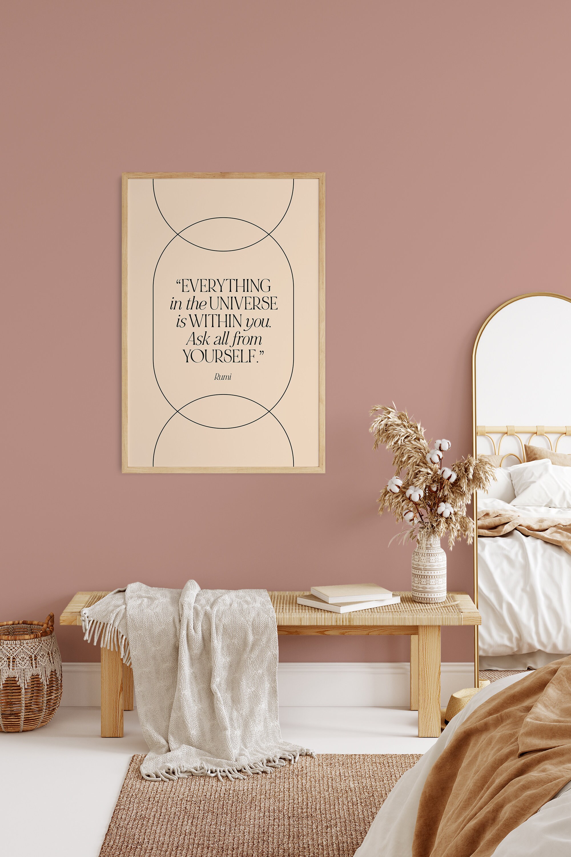 Poster Intuition Quote Rumi Poem Printable Spiritual | Etsy