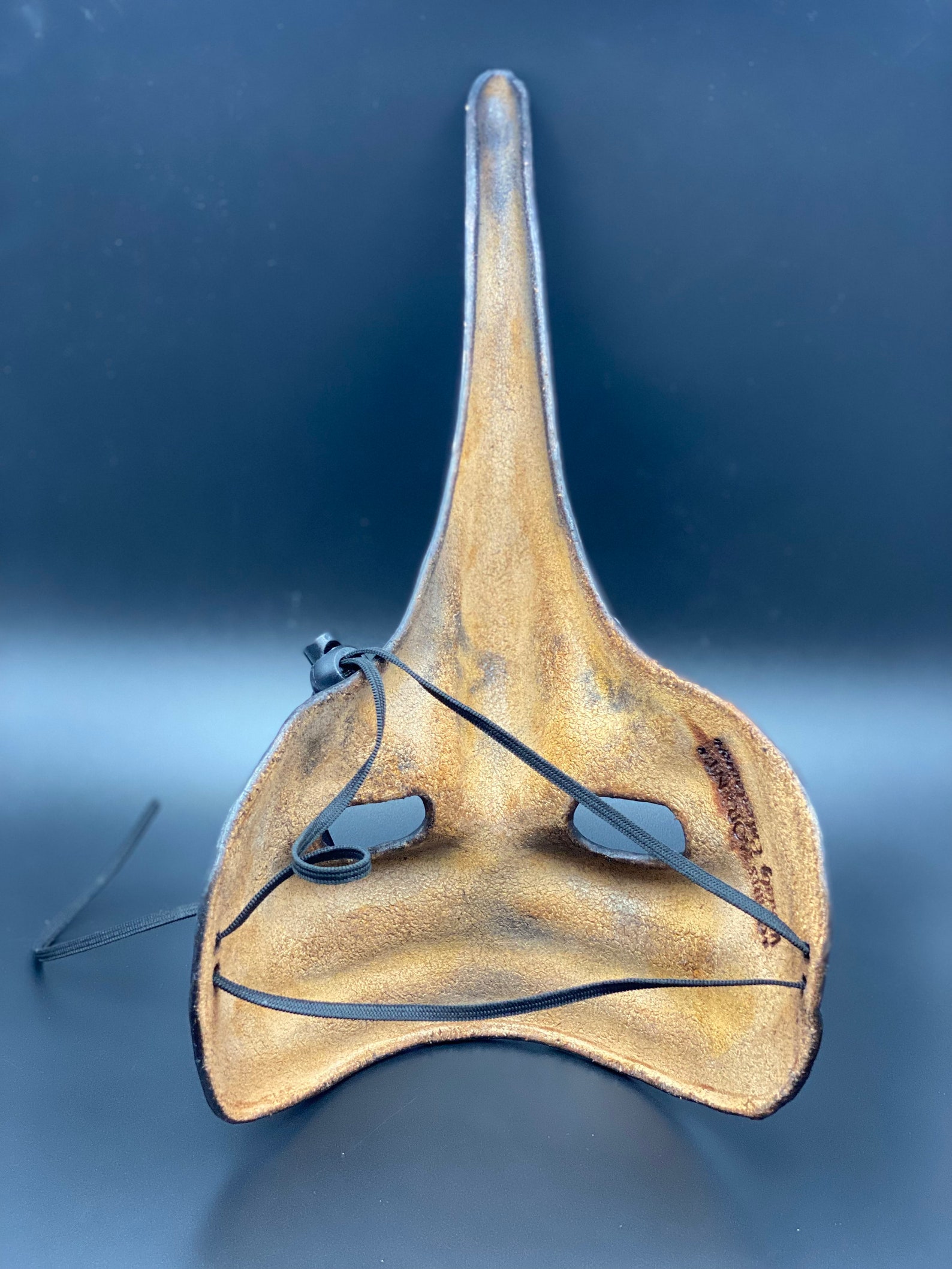 Scaramouche Mask Handmade Leather Mask Cosplay Wicca LARP Pagan Magic ...