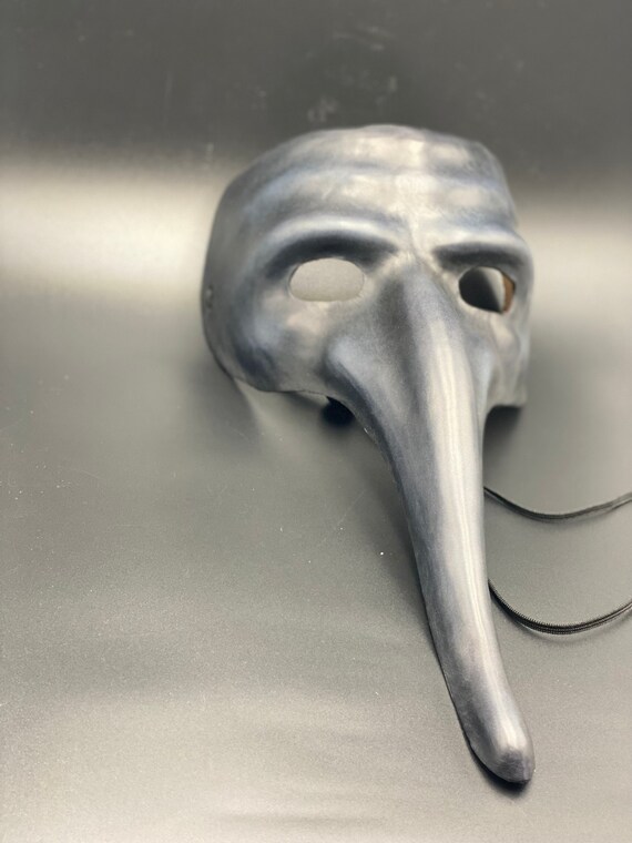 Scaramouche Mask Handmade Leather Mask Cosplay Wicca LARP | Etsy