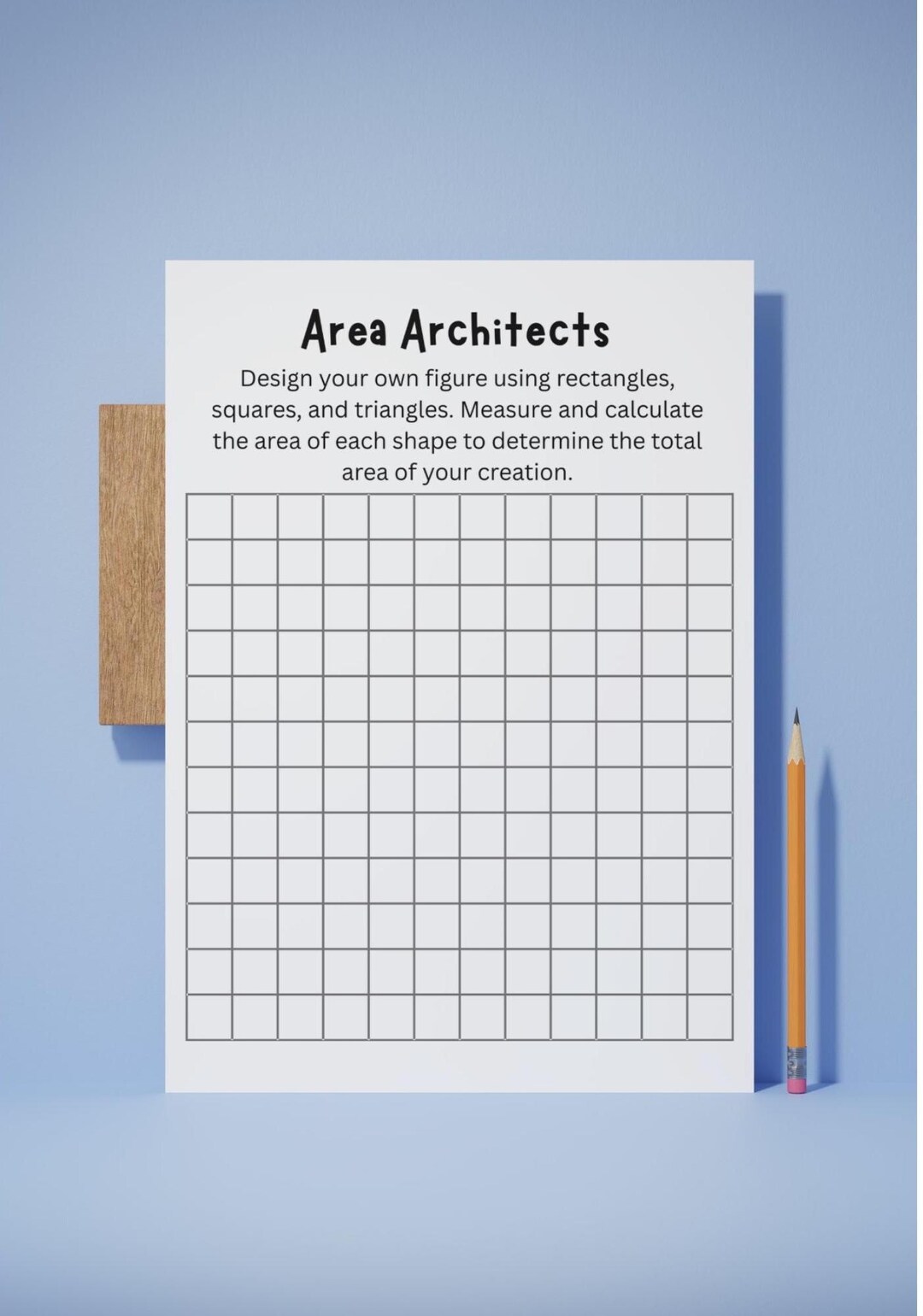 Area Architects Math Activity | Editable 6th Grade Area Project ...