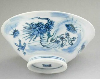 Dragon Ware Rice Bowls - Etsy UK