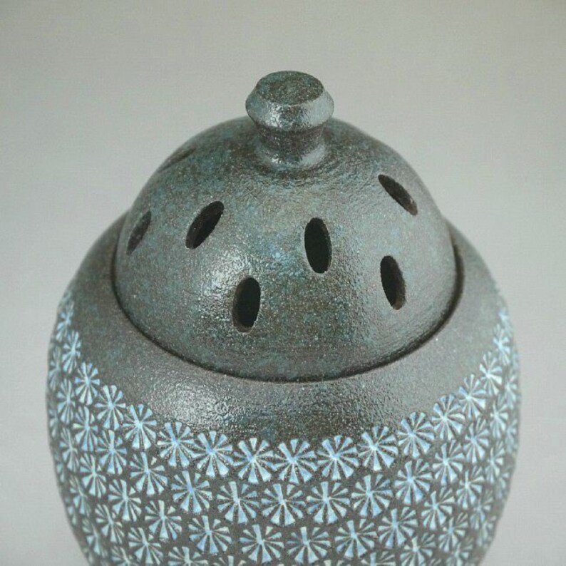 Nanban Mishima Incense Burner Toshiya Kiln kyo Ware Kiyomizu - Etsy
