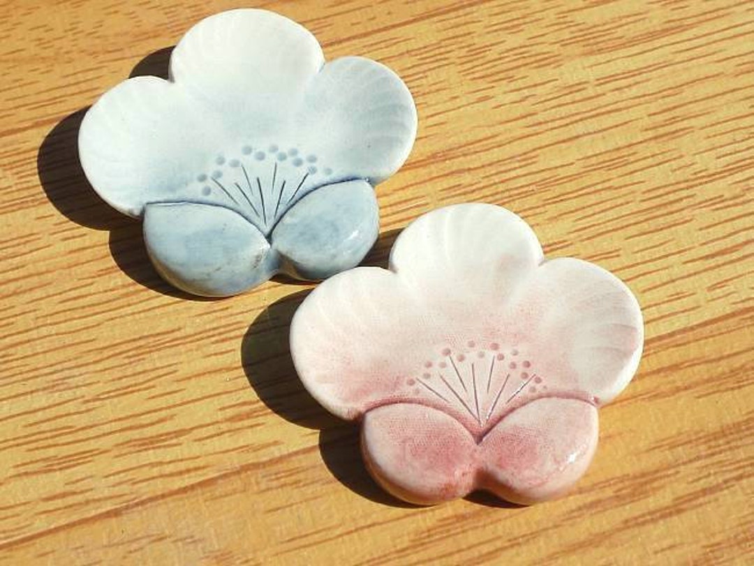 Ume No Kachopstick Rest Pair Set Bon Kiln Made in Japan Kyoto - Etsy