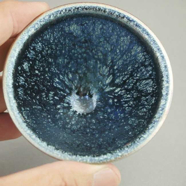 Youhen Tenmoku Sake Cup by Mr. Hashimoto Daisuke kyo Ware | Etsy