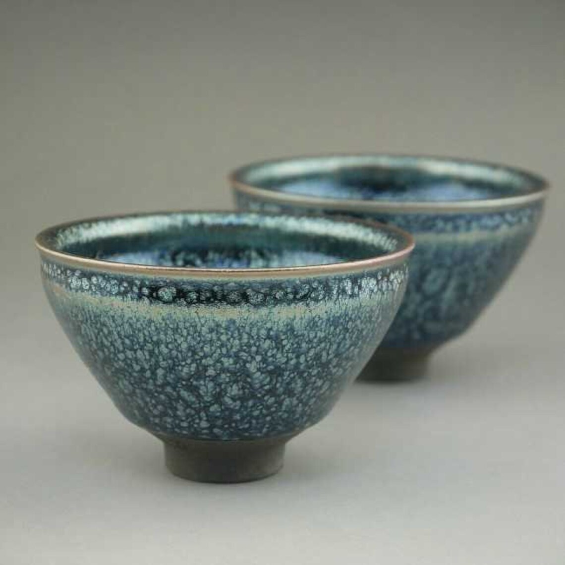 Youhen Tenmoku Sake Cup by Mr. Hashimoto Daisuke kyo Ware | Etsy