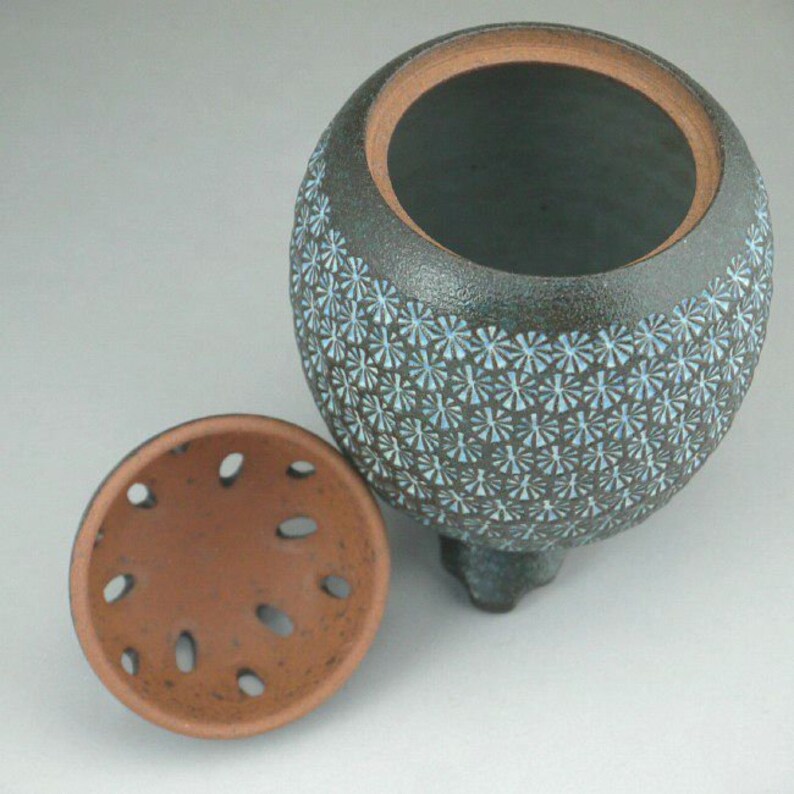 Nanban Mishima Incense Burner Toshiya Kiln kyo Ware Kiyomizu - Etsy