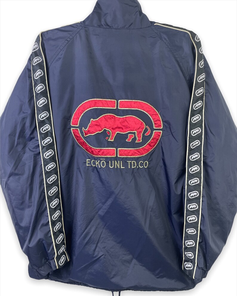 Rare Vintage Ecko Unltd Big Logo Windbreaker - Etsy