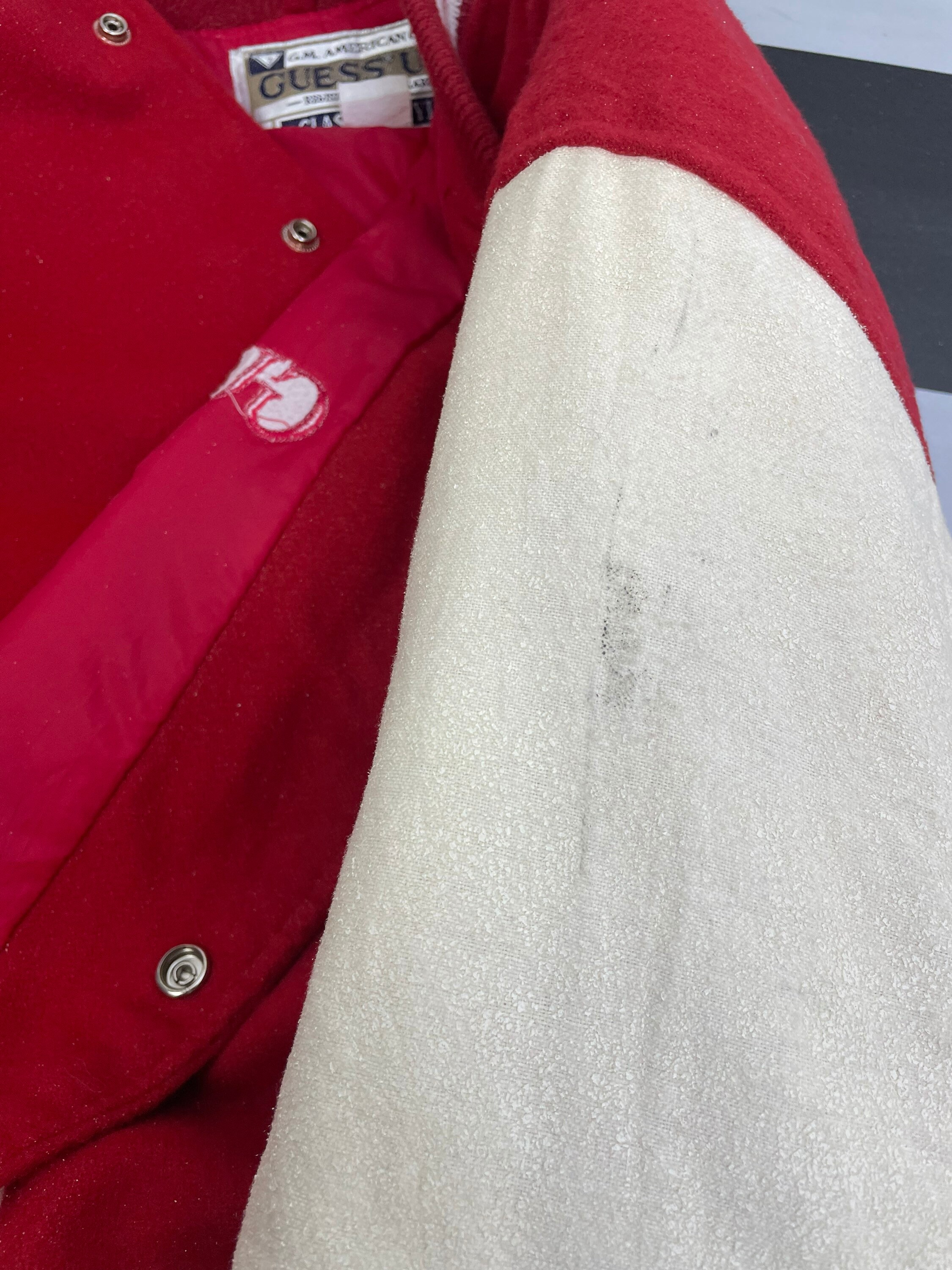 Rare Vintage 90'S Guess Varsity Jacket - Etsy