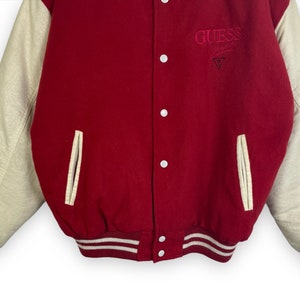 Rare Vintage 90'S Guess Varsity Jacket - Etsy