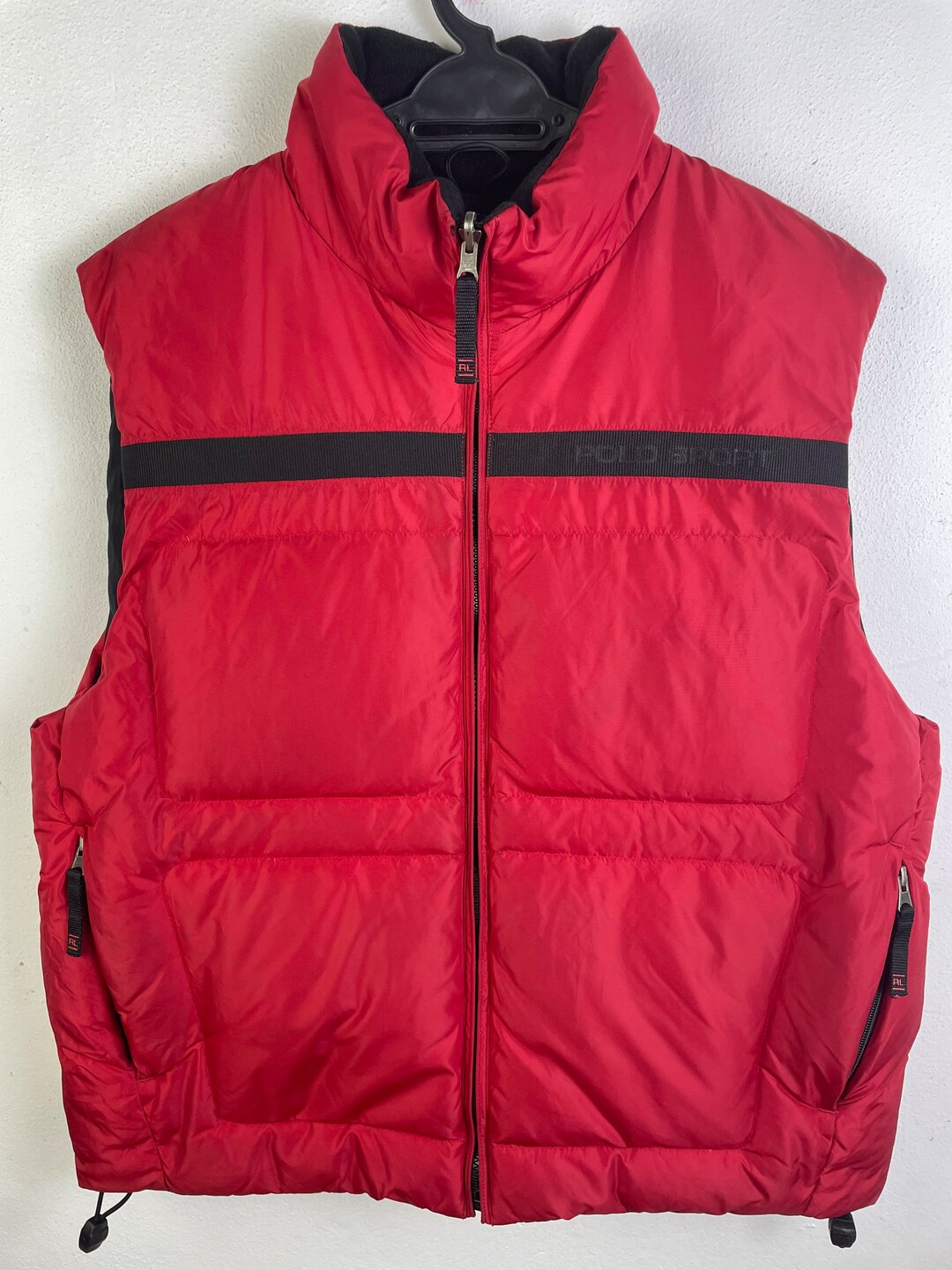 Rare Reversible Polo Sport Puffer Vest - Etsy