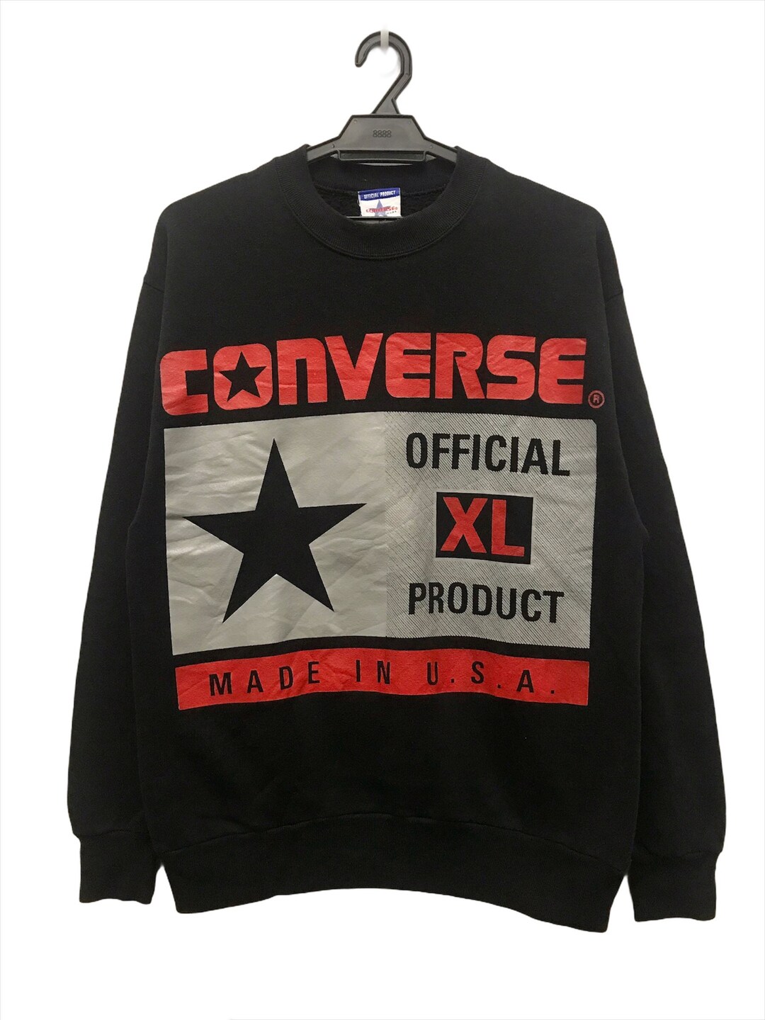 Rare Vintage 80's Converse Official Product Made in Usa Sweatshirt - Etsy