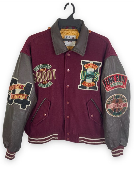 Rare Vintage Union Bay Hockey Ice Varsity Jacket - Gem