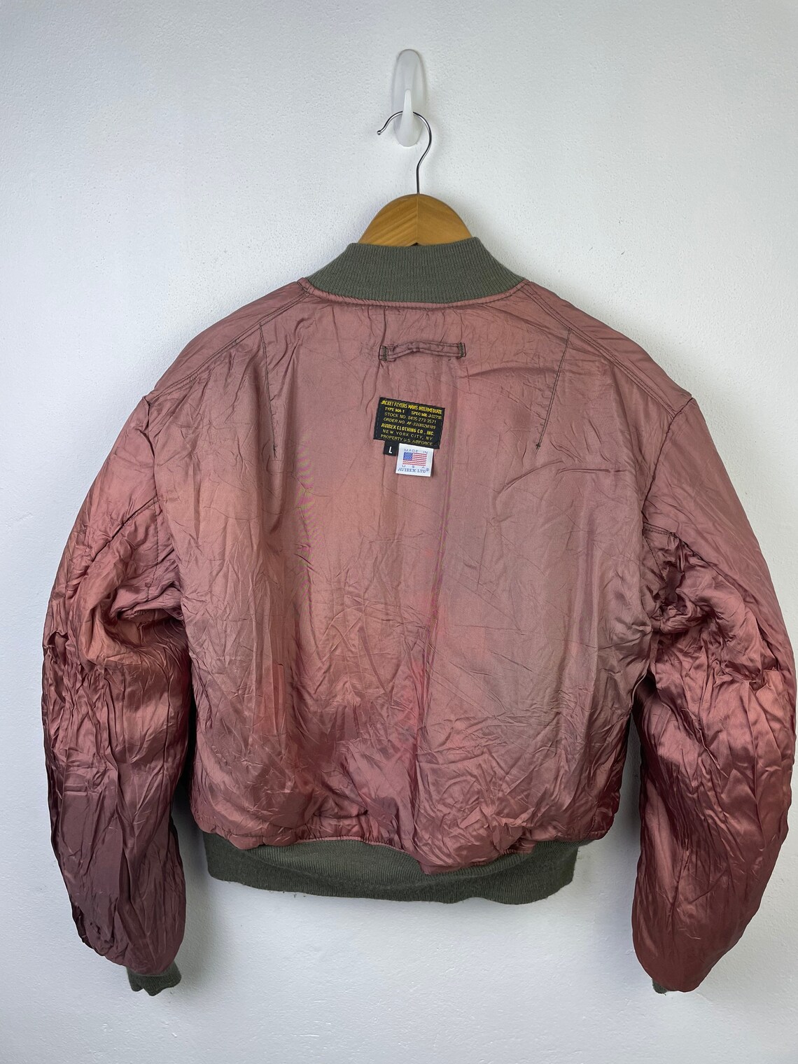 Rare Vintage Avirex MA-1 Reversible Jacket - Etsy