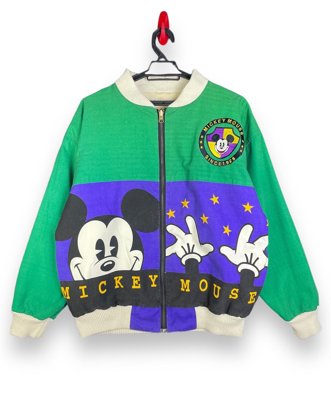 Rare Vintage Disney Mickey Mouse Reversible Jacket - Etsy