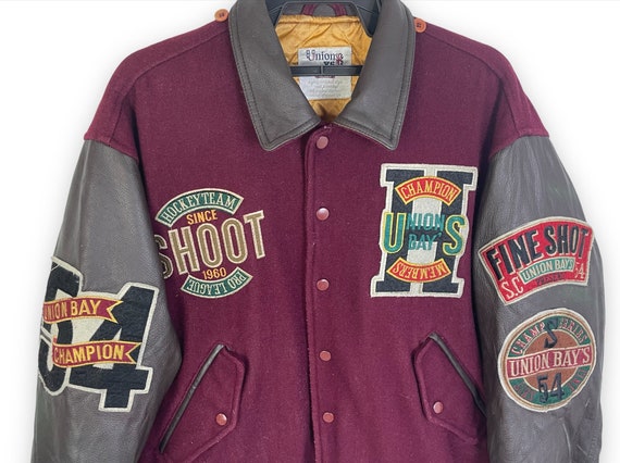 Rare Vintage Union Bay Hockey Ice Varsity Jacket - Gem