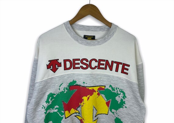 Rare Vintage Descente Japan Big Logo Sweatshirt - Gem