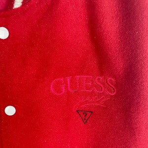 Rare Vintage 90'S Guess Varsity Jacket - Etsy