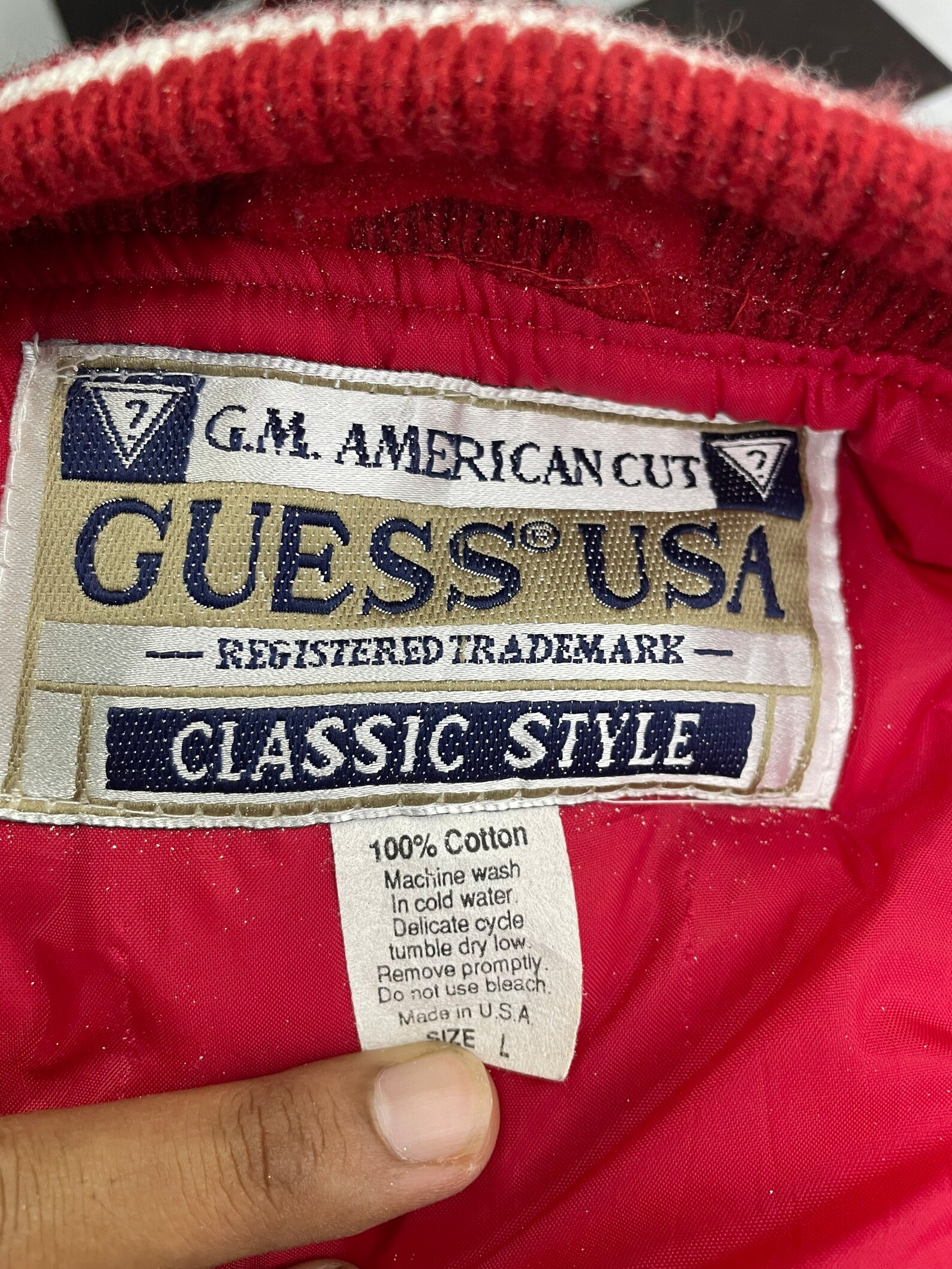 Rare Vintage 90'S Guess Varsity Jacket - Etsy