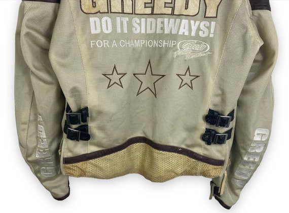 Rare Vintage Greedy Motorcycle Racing Jacket - Gem