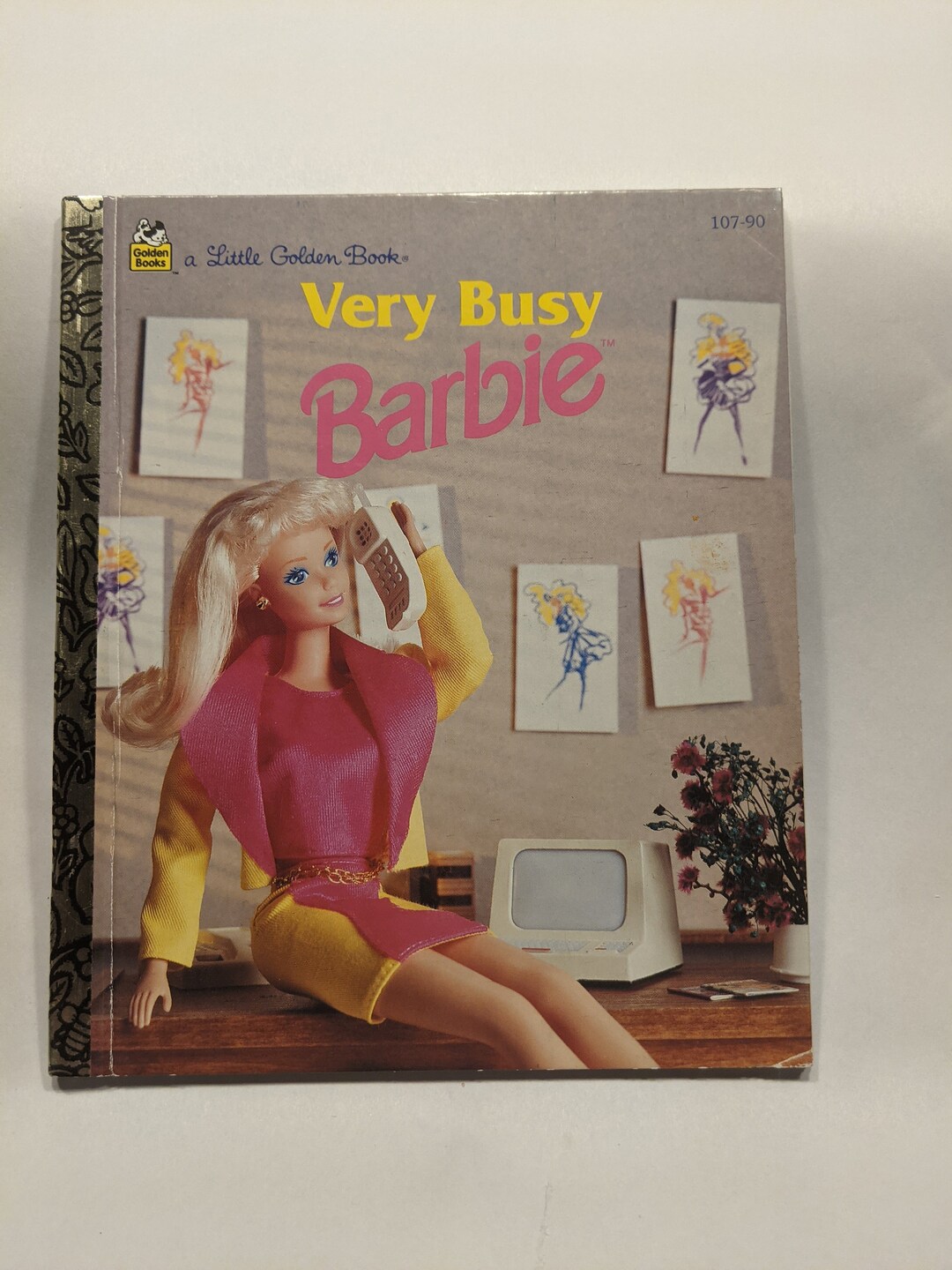Very Busy Barbie Little Golden Book - Etsy