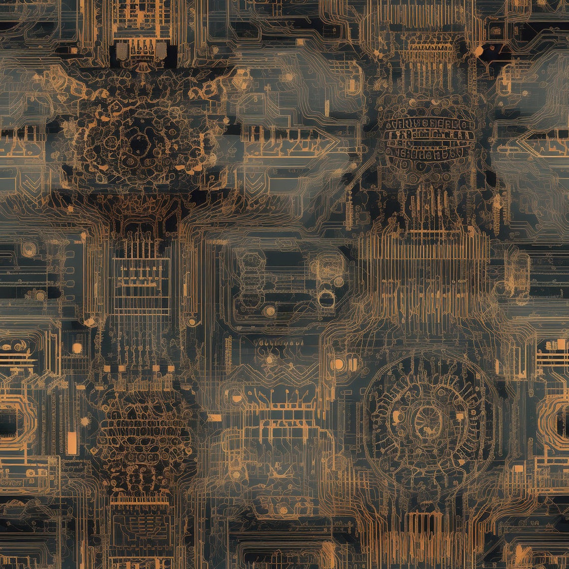 Digital Circuit Board Pattern - High-quality Downloadable Paper Pack ...