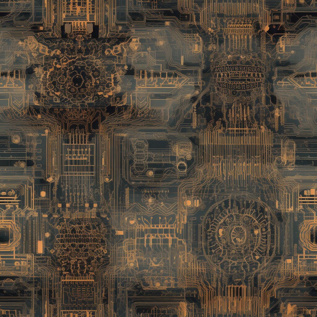 Digital Circuit Board Pattern - High-quality Downloadable Paper Pack ...