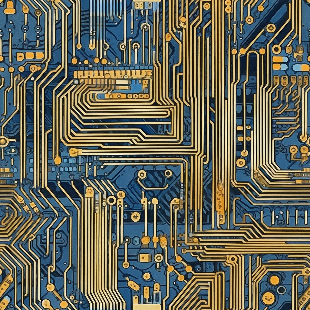 Downloadable High-quality Digital Circuit Board Pattern Download, 40x ...