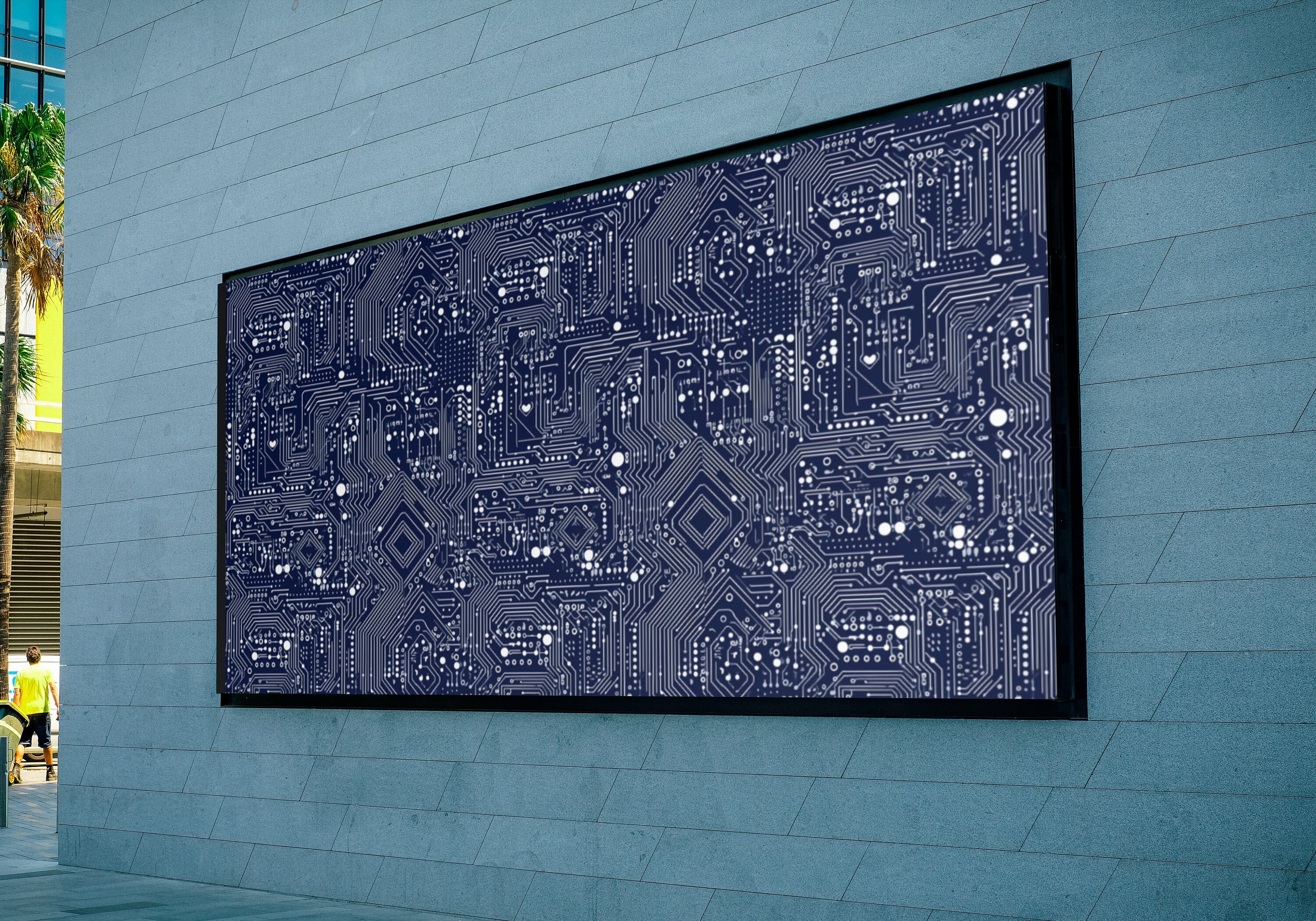 Computer Circuit Blueprints - Seamless Patterns, Digital Download - for ...