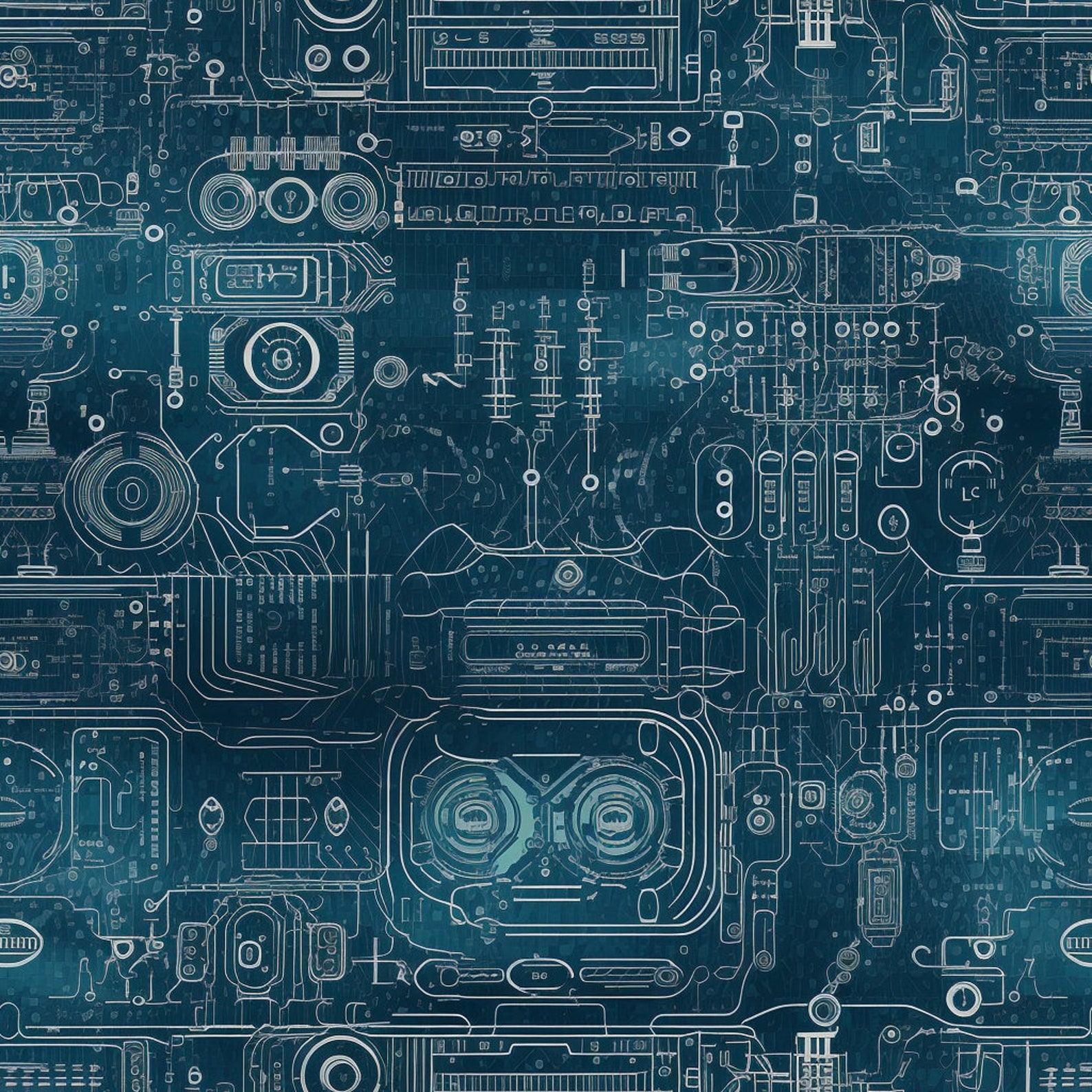 Digital Circuit Board Pattern - High-quality Downloadable Paper Pack ...