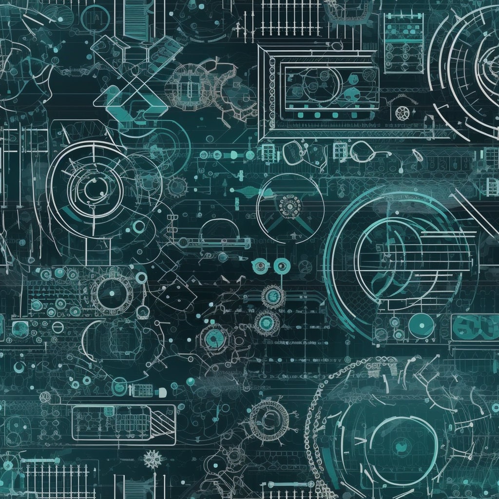 Digital Circuit Board Pattern - High-quality Downloadable Paper Pack ...