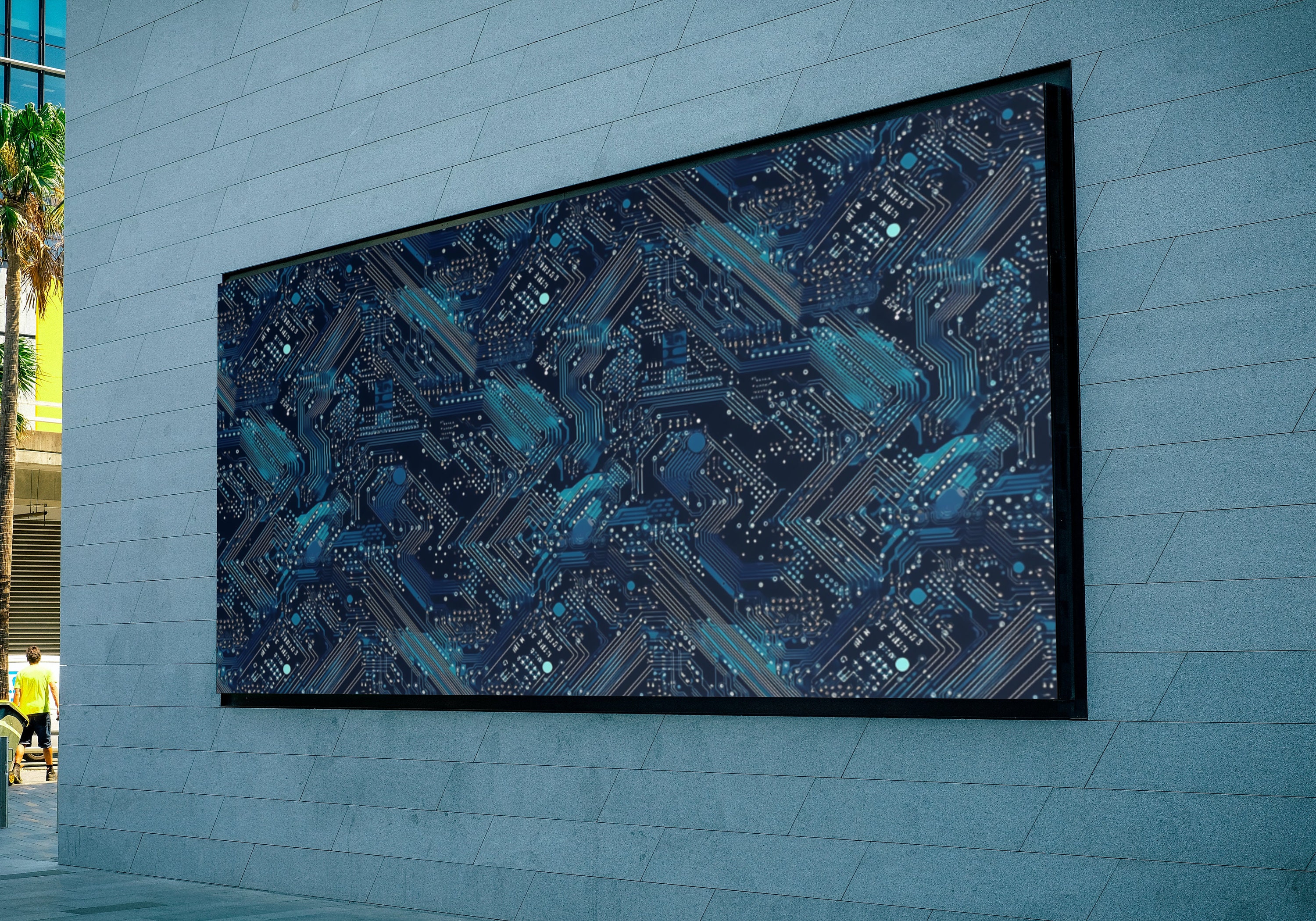 HQ 10 Seamless Circuit Board Patterns, Blue Tech-inspired Downloadable ...