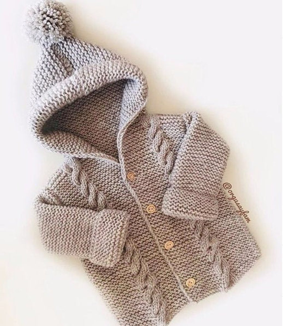 Hand Knit Baby Sweater Toddler Gift Newborn Gift Cotton - Etsy